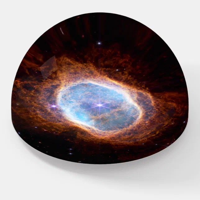 Southern Ring Nebula Space James Webb Telescope Paperweight | Zazzle