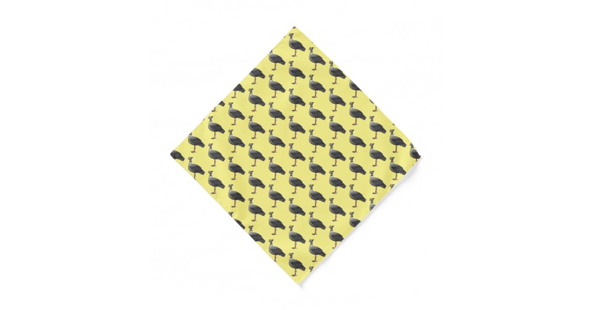 Southern screamer bird cartoon illustration bandana | Zazzle