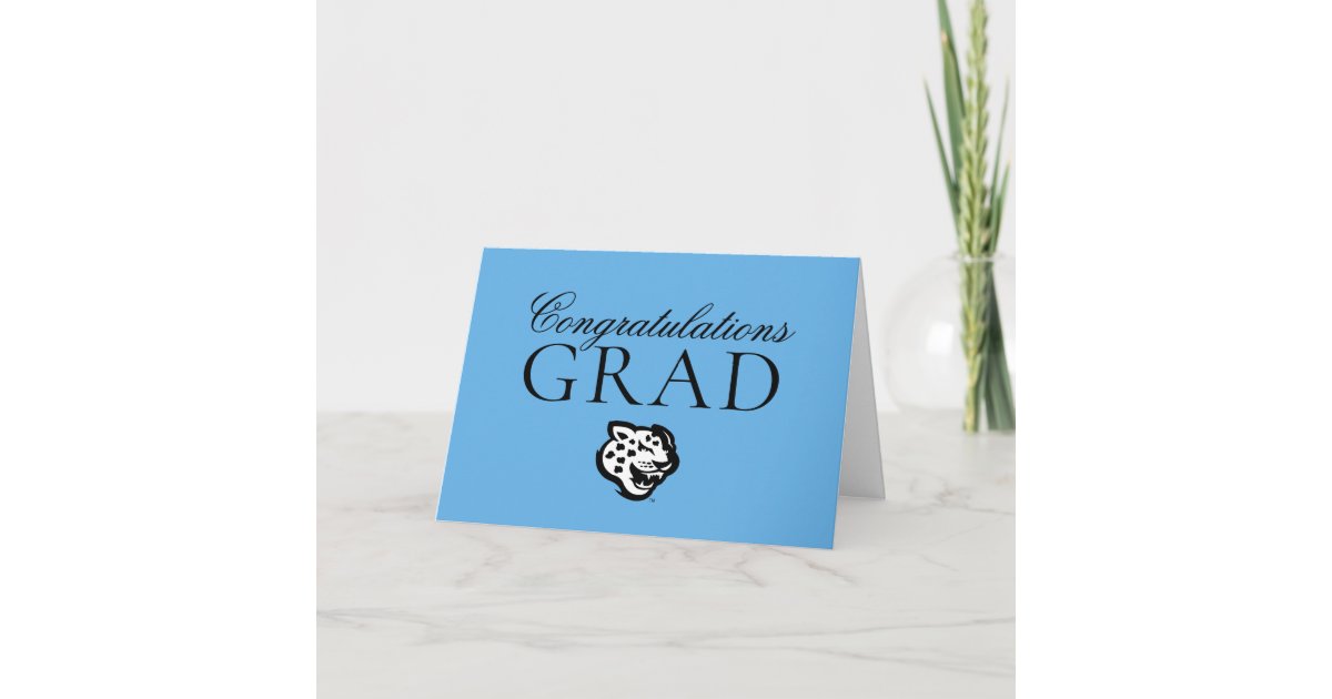 Southern University Jaguars BW | Graduation Card | Zazzle
