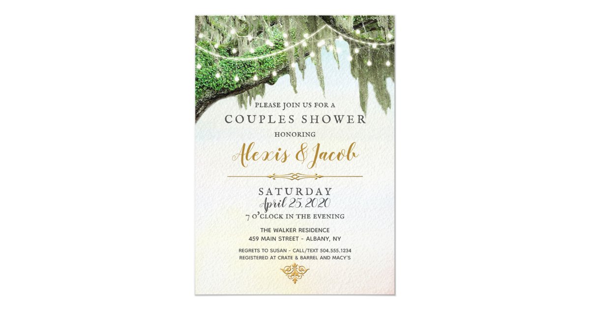 Southern Wedding Invitations, Moss Invitations | Zazzle.com