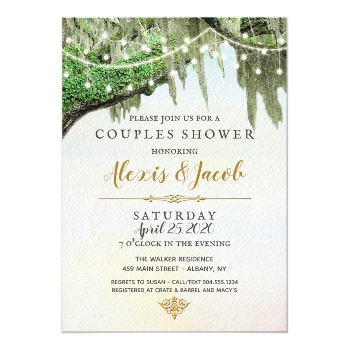 Southern Wedding Invitations, Moss Invitations | Zazzle.com