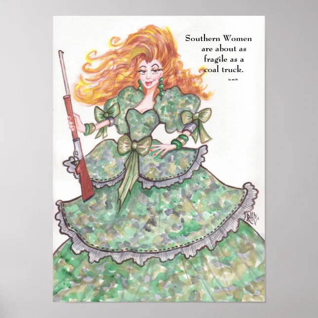 Southern Women Poster | Zazzle