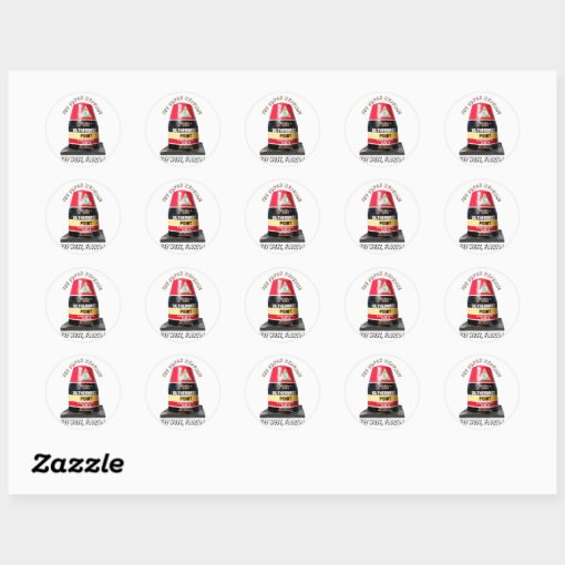 Southernmost Point Classic Round Sticker | Zazzle