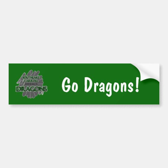 Southlake Carroll Dragons - Southlake, TX Bumper Sticker | Zazzle.com