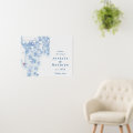 Southport Boothbay Harbor Map Wedding Welcome Sign | Zazzle