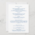 Southport Maine Map Wedding Welcome Itinerary Thank You Card | Zazzle