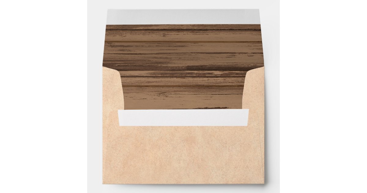 Southwest Adobe and Weathered Wood Envelope | Zazzle