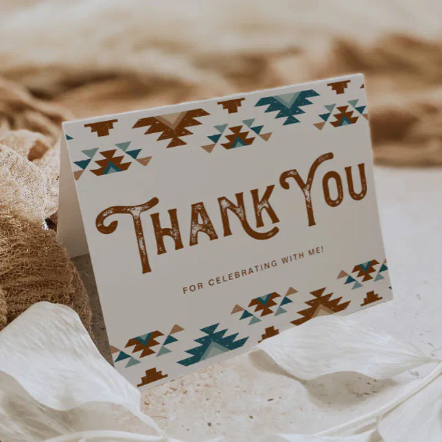 Southwest Baby Shower Thank You | Cowboy Baby | Zazzle