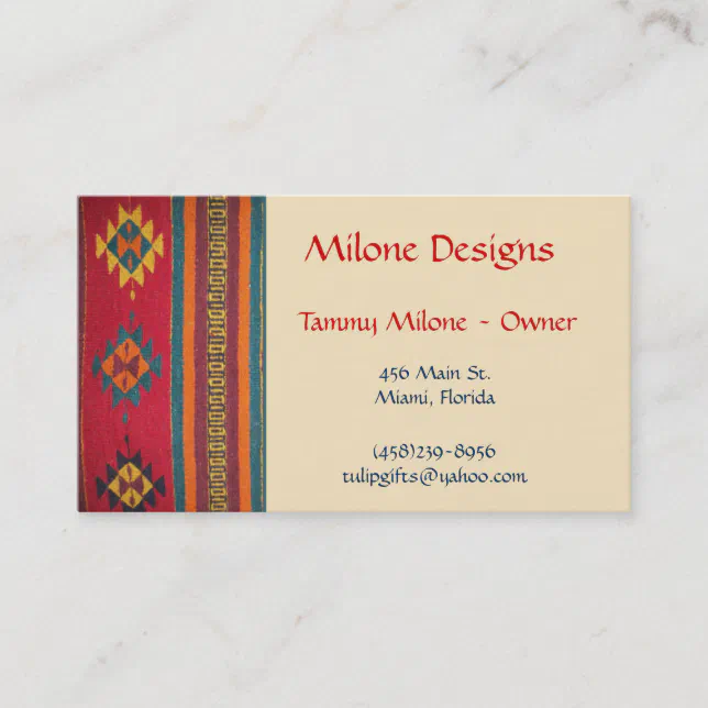Southwest Business Card | Zazzle