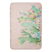 Southwest Cactus Bath Mat | Zazzle
