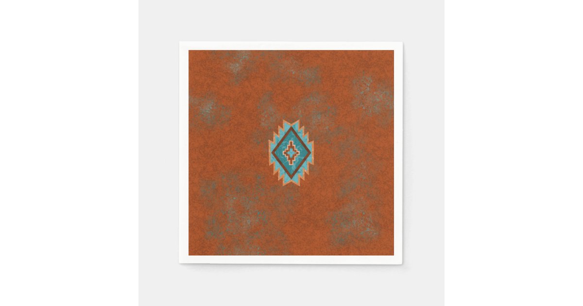 Southwest Canyon Paper Napkins | Zazzle