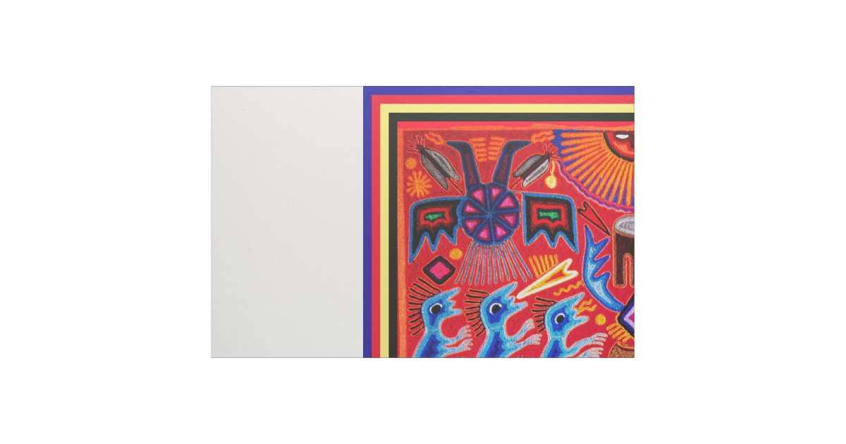 Southwest Huichol Peyote Ritual Fabric | Zazzle