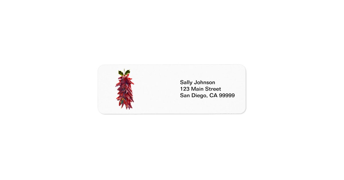 Southwest Mistletoe Label | Zazzle