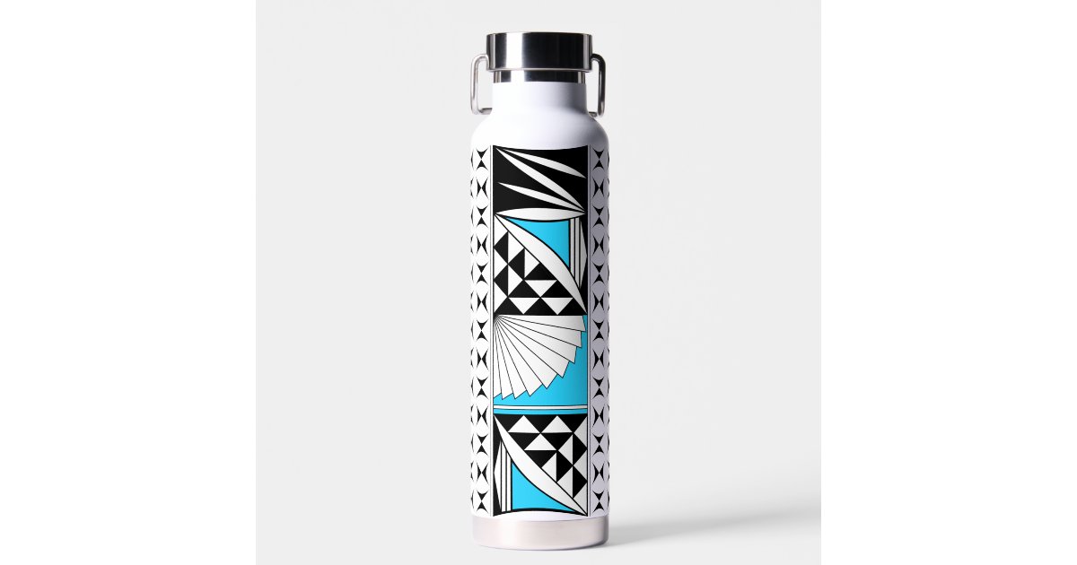 Southwest Native Sunrise in Turquoise Water Bottle | Zazzle
