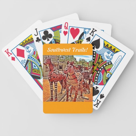 Southwest Rustic Cowboy Playing Cards | Zazzle.com