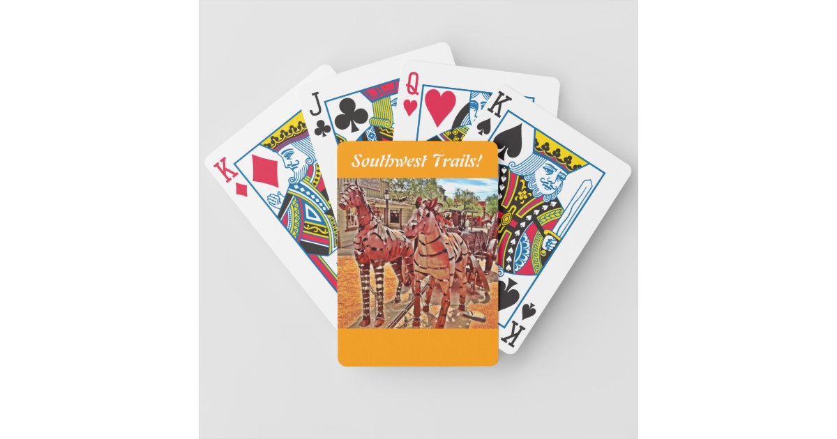 Southwest Rustic Cowboy Playing Cards | Zazzle.com