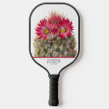 Southwest Rustic Wood Red Flower Cactus Cacti Wire Pickleball Paddle ...