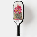 Southwest Rustic Wood Red Flower Cactus Cacti Wire Pickleball Paddle ...