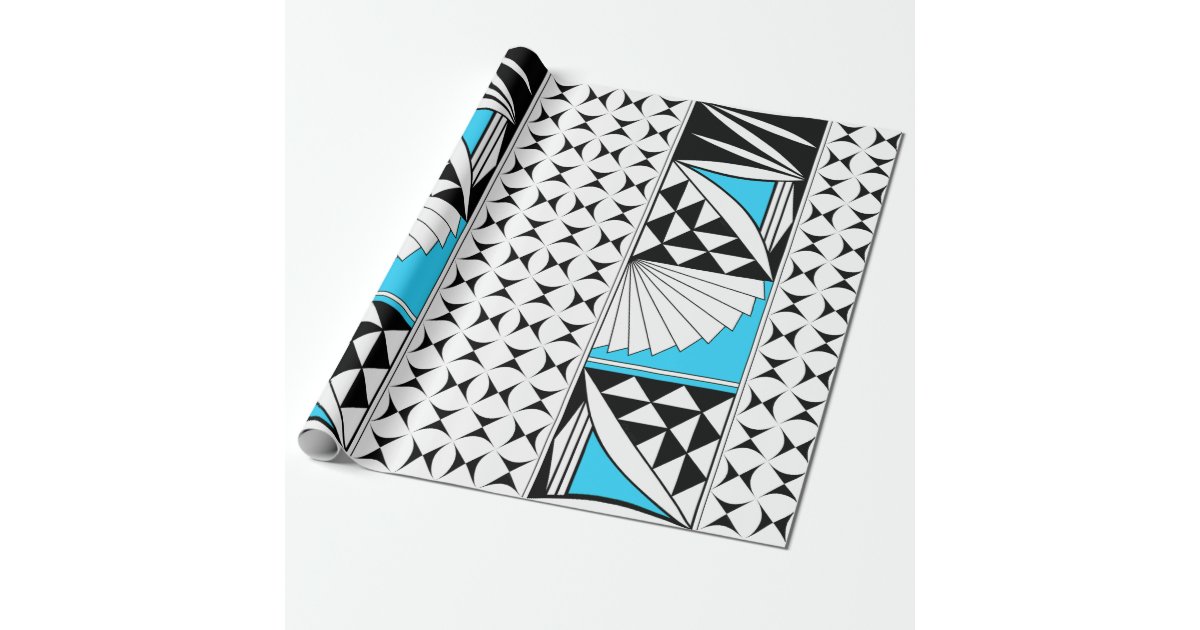 Southwest Sunrise in Turquoise Wrapping Paper | Zazzle