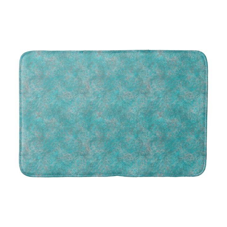 Southwest Turquoise Bathroom Mat | Zazzle