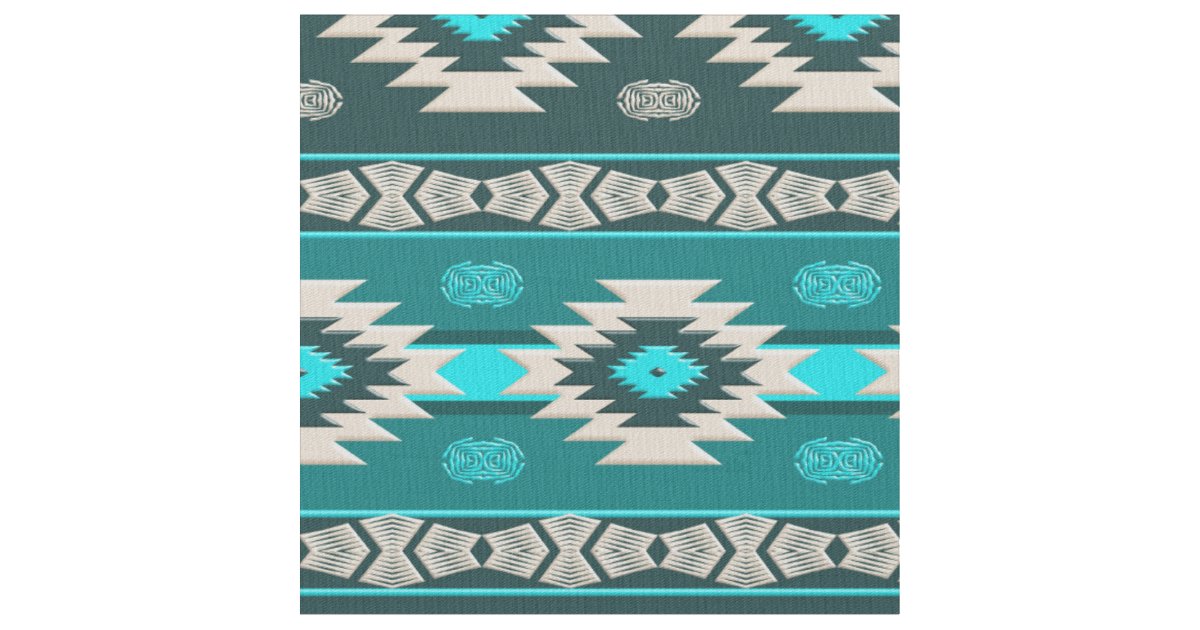 Southwestern ethnic tribal pattern. fabric | Zazzle