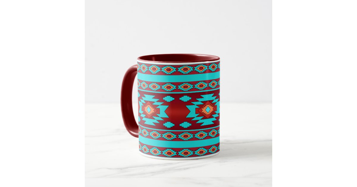 Southwestern ethnic tribal pattern. mug | Zazzle
