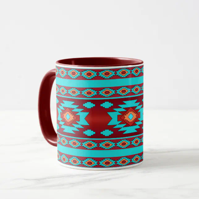 Southwestern ethnic tribal pattern. mug | Zazzle