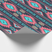Southwestern ethnic tribal pattern. wrapping paper | Zazzle