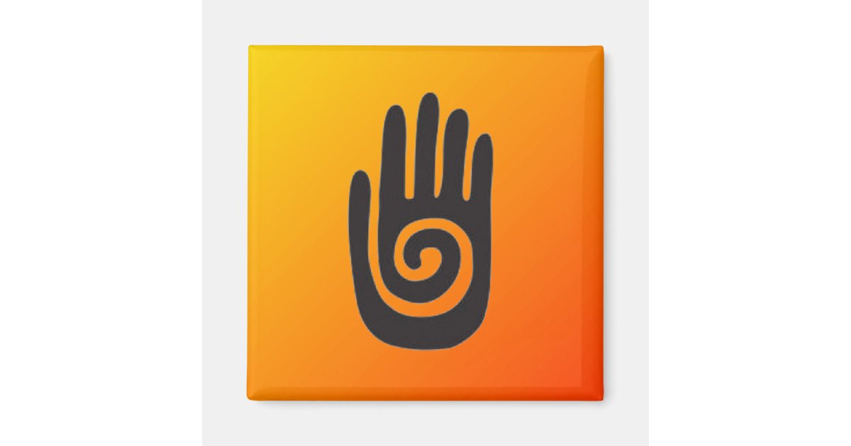Southwestern Native American Hand Symbol Magnet | Zazzle