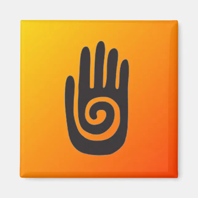Southwestern Native American Hand Symbol Magnet | Zazzle