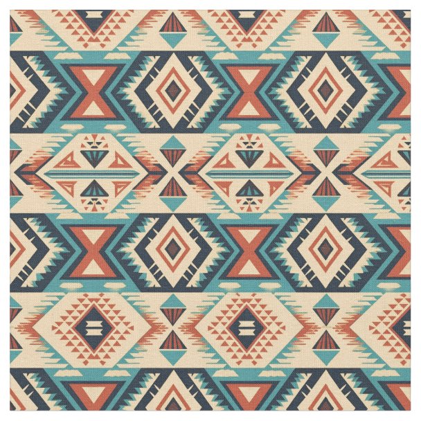 Southwestern ethnic tribal pattern. fabric | Zazzle