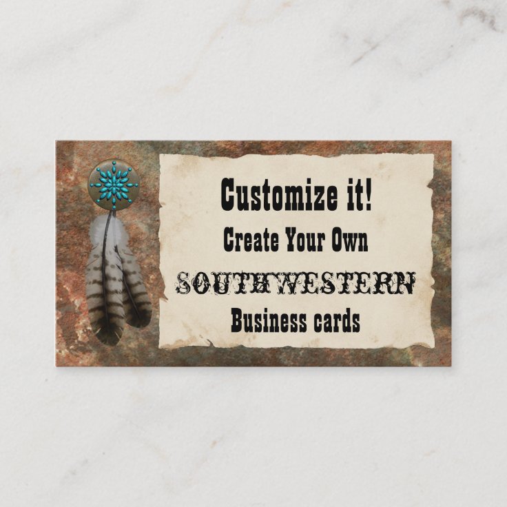Southwestern Style Business Card | Zazzle