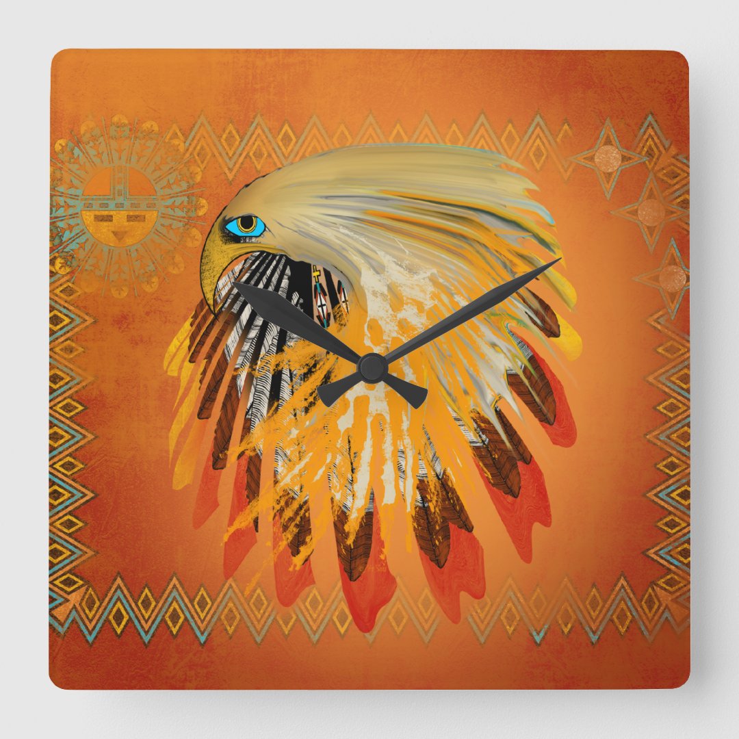 Southwestern style clock | Zazzle