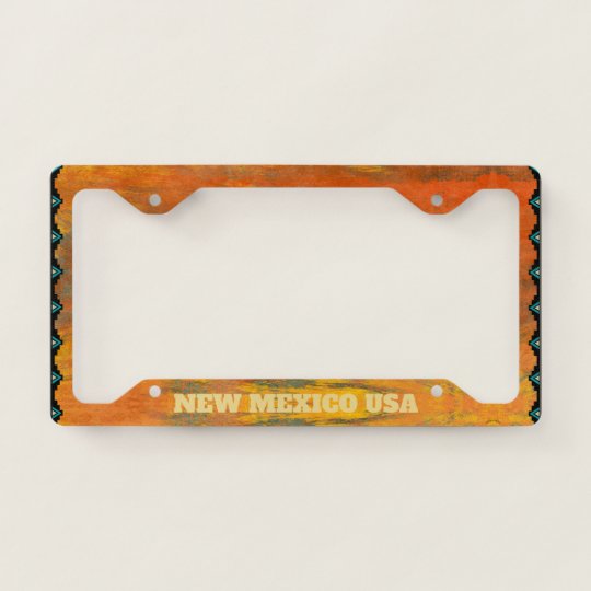 Southwestern Style License Plate Frame | Zazzle.com