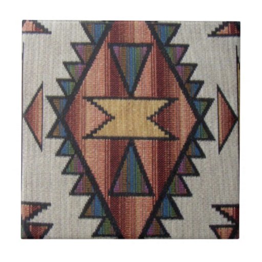 Southwestern Style Pattern Tile | Zazzle