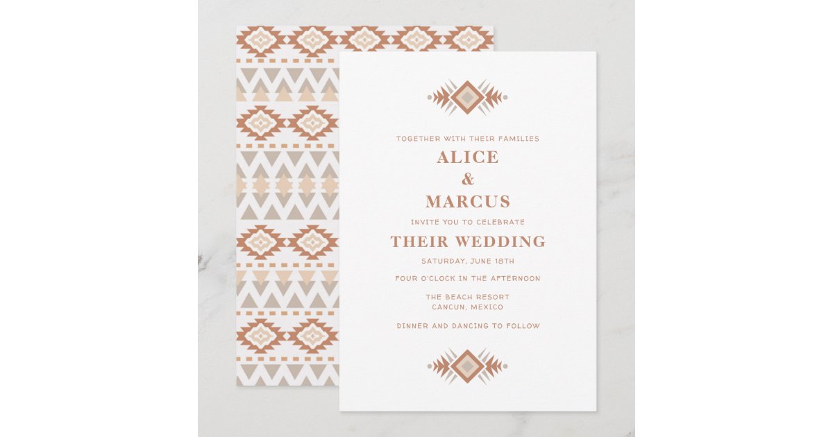 Southwestern Summer Desert Wedding Invitation | Zazzle