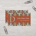 Southwestern Tribal Pattern Inspired Custom Business Card | Zazzle