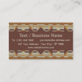 Southwestern Tribal Pattern Inspired Custom Business Card | Zazzle
