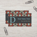 Southwestern Tribal Pattern Inspired Custom Business Card | Zazzle