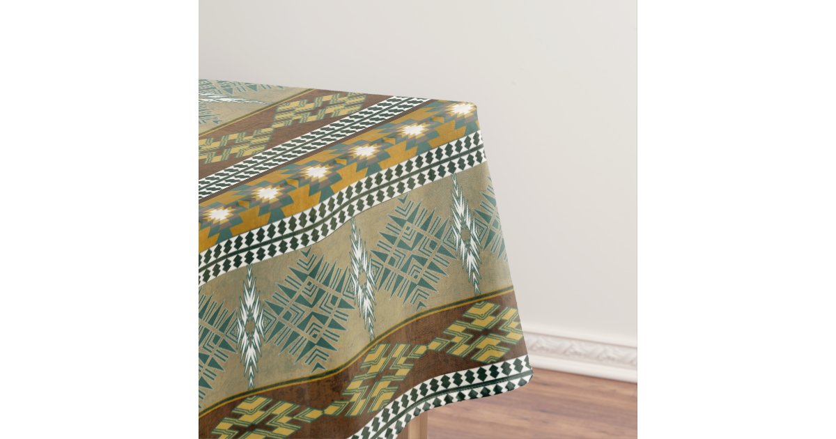 Southwestern tribal pattern tablecloth | Zazzle Southwestern tribal pattern tablecloth | Zazzle