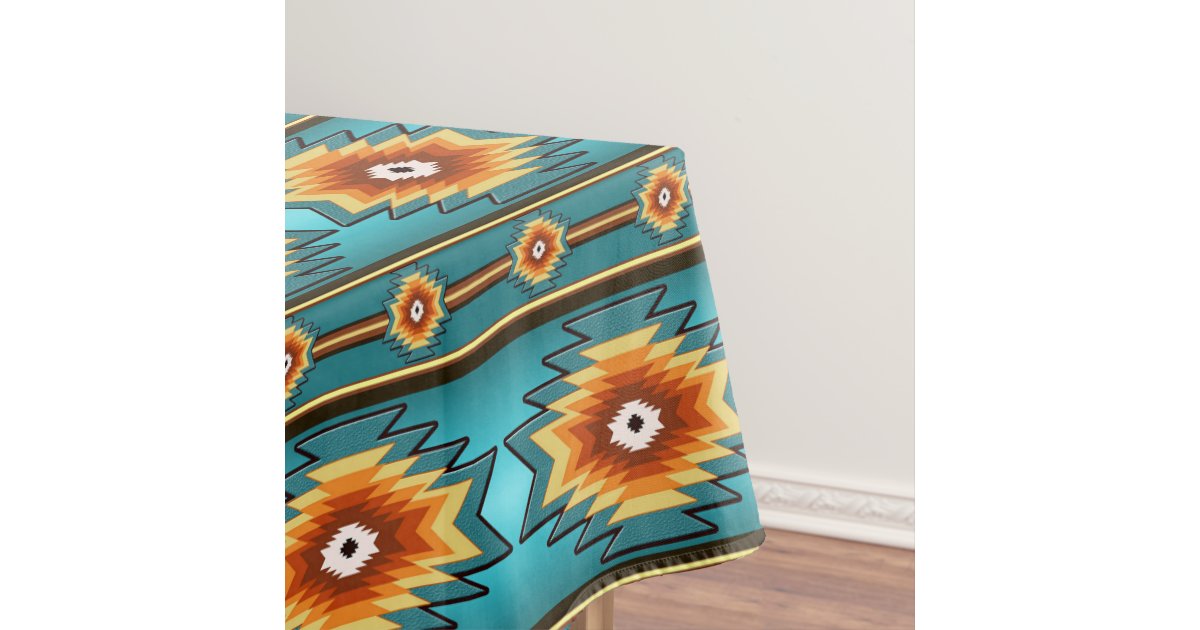 Southwestern tribal pattern tablecloth | Zazzle Southwestern tribal pattern tablecloth | Zazzle