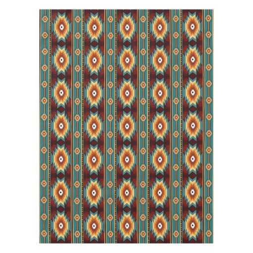 Southwestern tribal pattern tablecloth | Zazzle Southwestern tribal pattern tablecloth | Zazzle