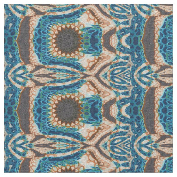 southwestern ethnic pattern fabric | Zazzle