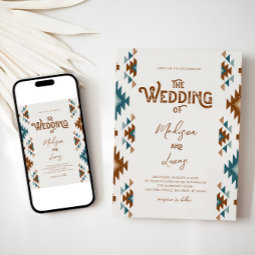 Southwestern Wedding Invitation | Zazzle