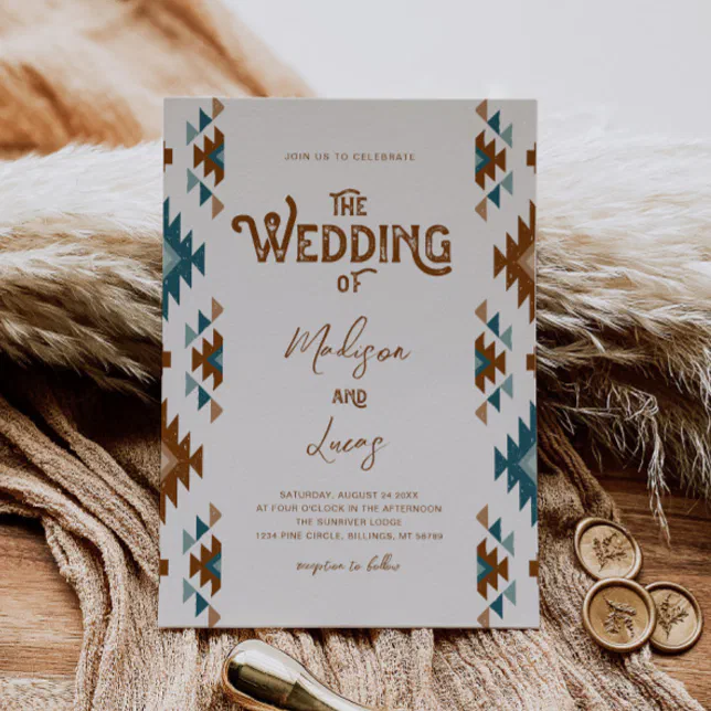 Southwestern Wedding Invitation | Zazzle