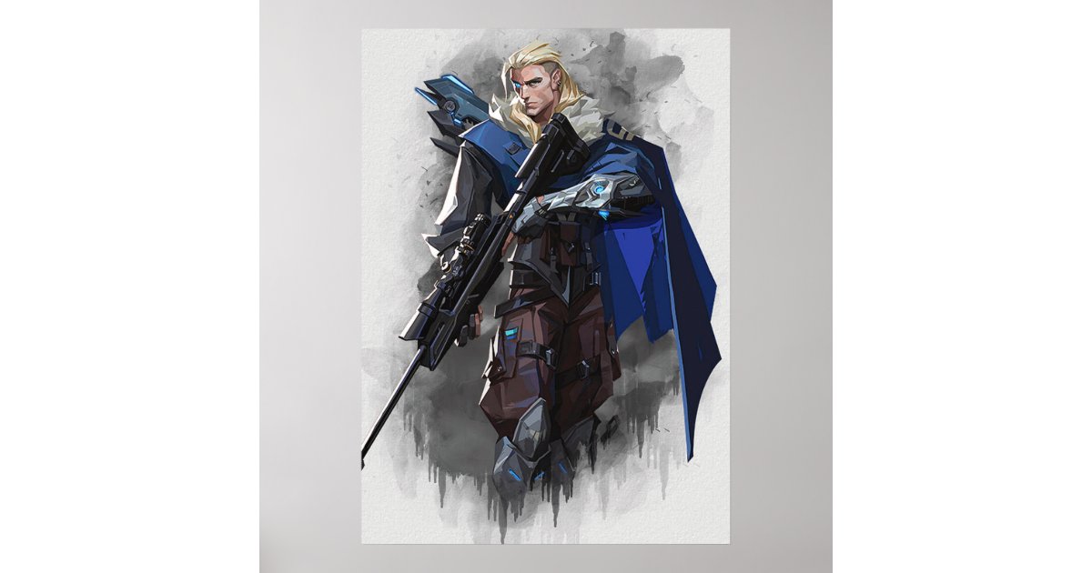 Sova valorant art poster | Zazzle