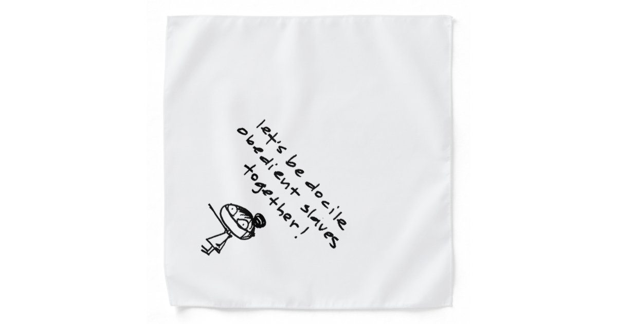 Sovereign Person Tyranny Mask Bandana | Zazzle