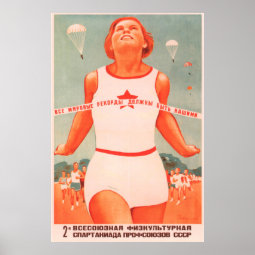 Soviet Sport Poster | Zazzle