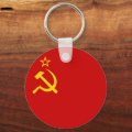Soviet Union Flag Keychain | Zazzle