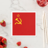 Soviet Union Flag Napkins | Zazzle